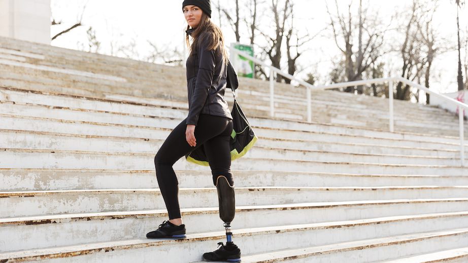 Prosthetic gait training with stapp one