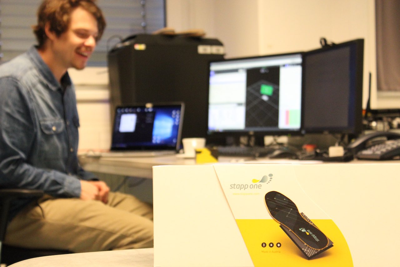 Study with stappone sensor soles I UAS-Prof. Dr. Iber interview